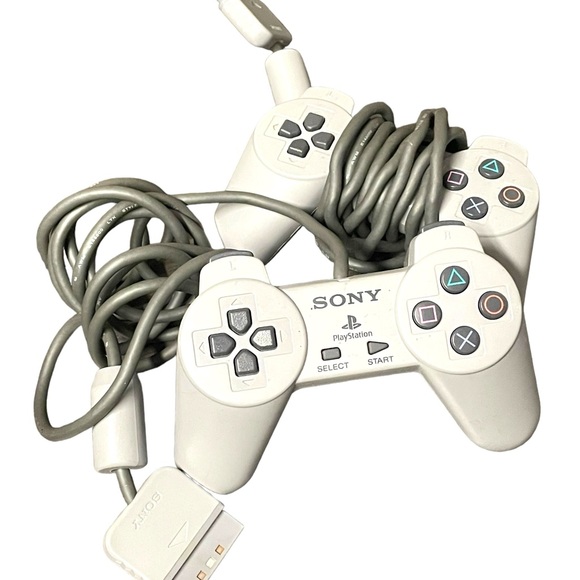 Sony | Video Games & Consoles | Pair Of Sony Playstation Ps1 Official Oem Gray Controller ...